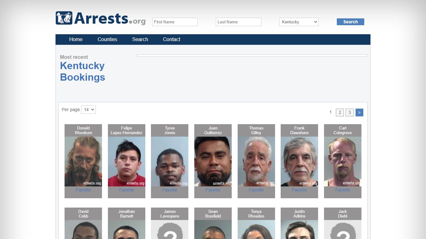 Arrests.org KY – Search Kentucky Arrest Records